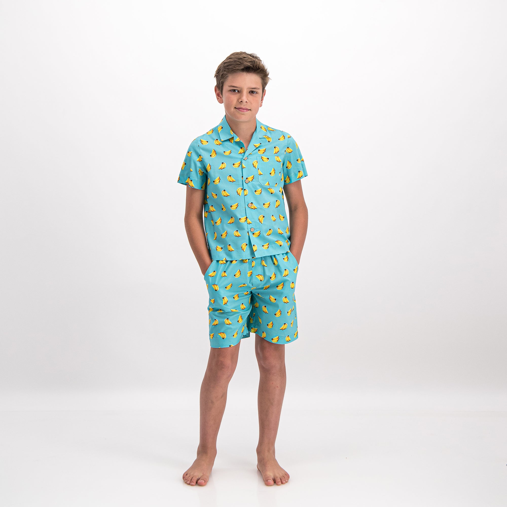 Shop Boys Short Sleeve Summer Pyjamas Online – Woodstock Laundry | Kuwait
