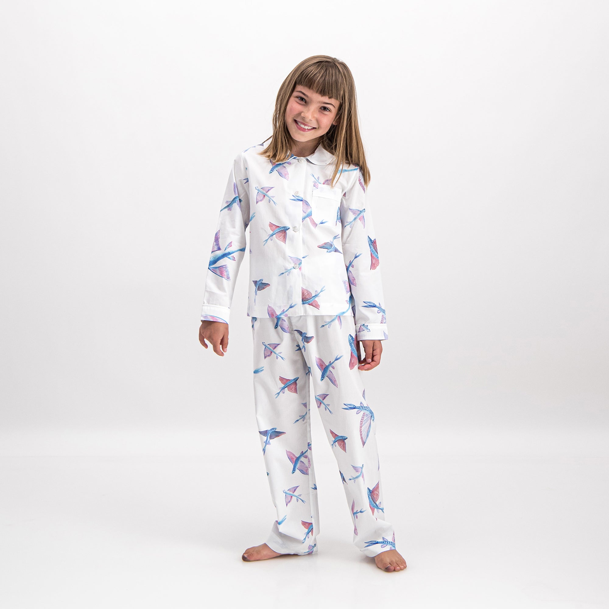 Shop Girls Long Sleeve Pyjamas Online – Woodstock Laundry | Kuwait